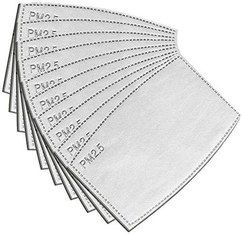 My Infinity Store 10 Pack of 5-Layers PM2.5 Activated Carbon Filter - Ship from Chicago, USA. Priority Shipping Available
