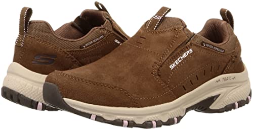 Skechers Women's Hillcrest Hiking Shoe, BRN =Brown, 8.5