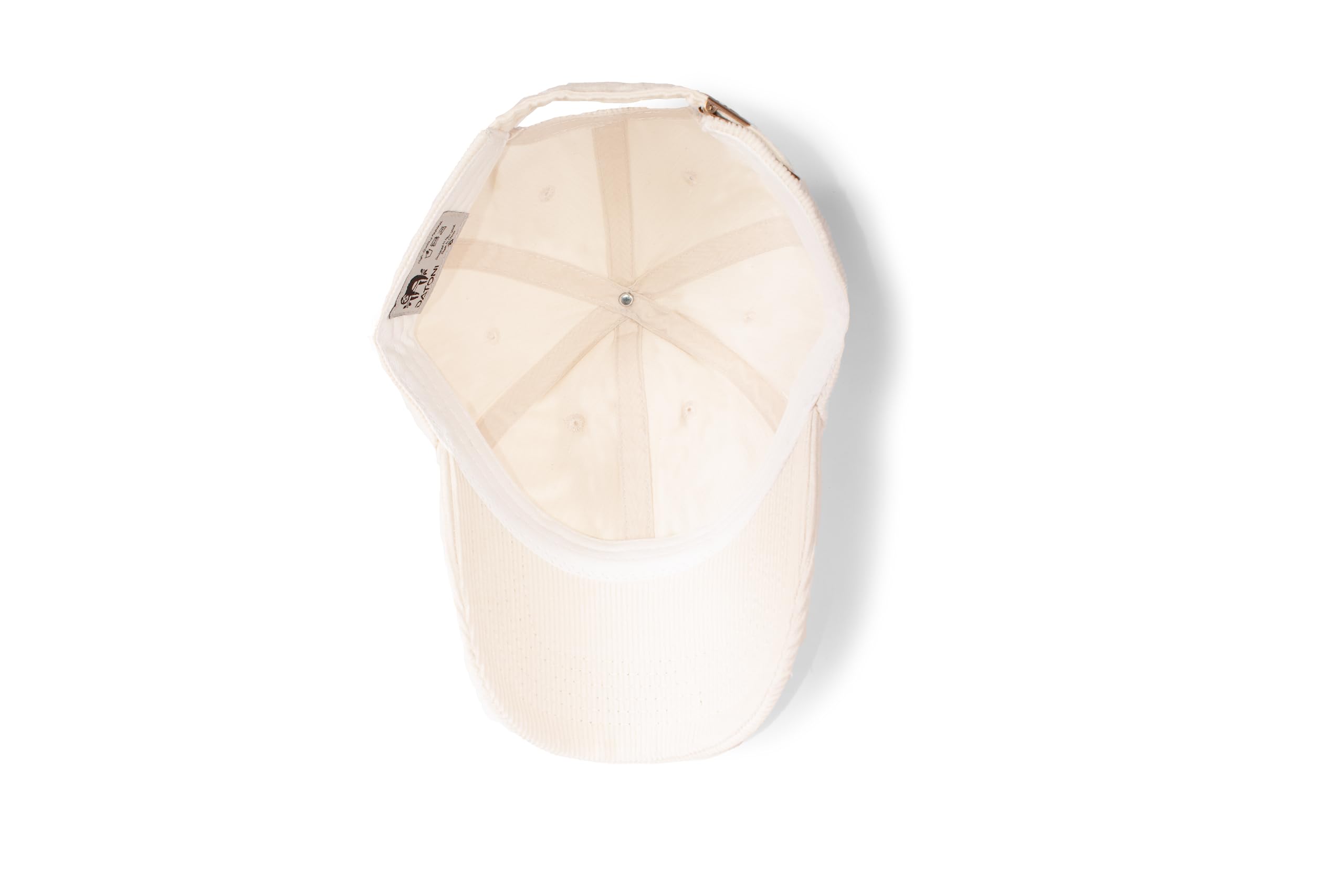 Plaid Suede Womens Mens Corduroy Hat for Men Casual Everyday Baseball Cap with Adjustable Straps (Off White)