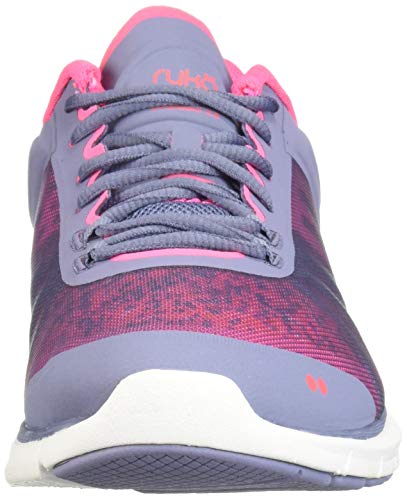 Ryka Women's DYNAMIC 2.5 Athletic Shoe, grey/pink, 8 M US