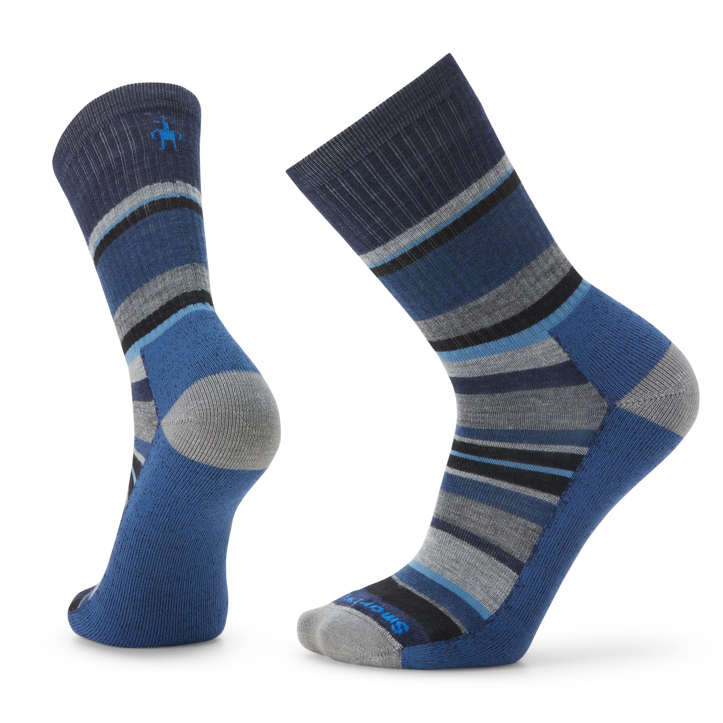 Smartwool Everyday Saturnsphere Light Cushion Merino Wool Crew Socks For Men and Women, Deep Navy, Medium