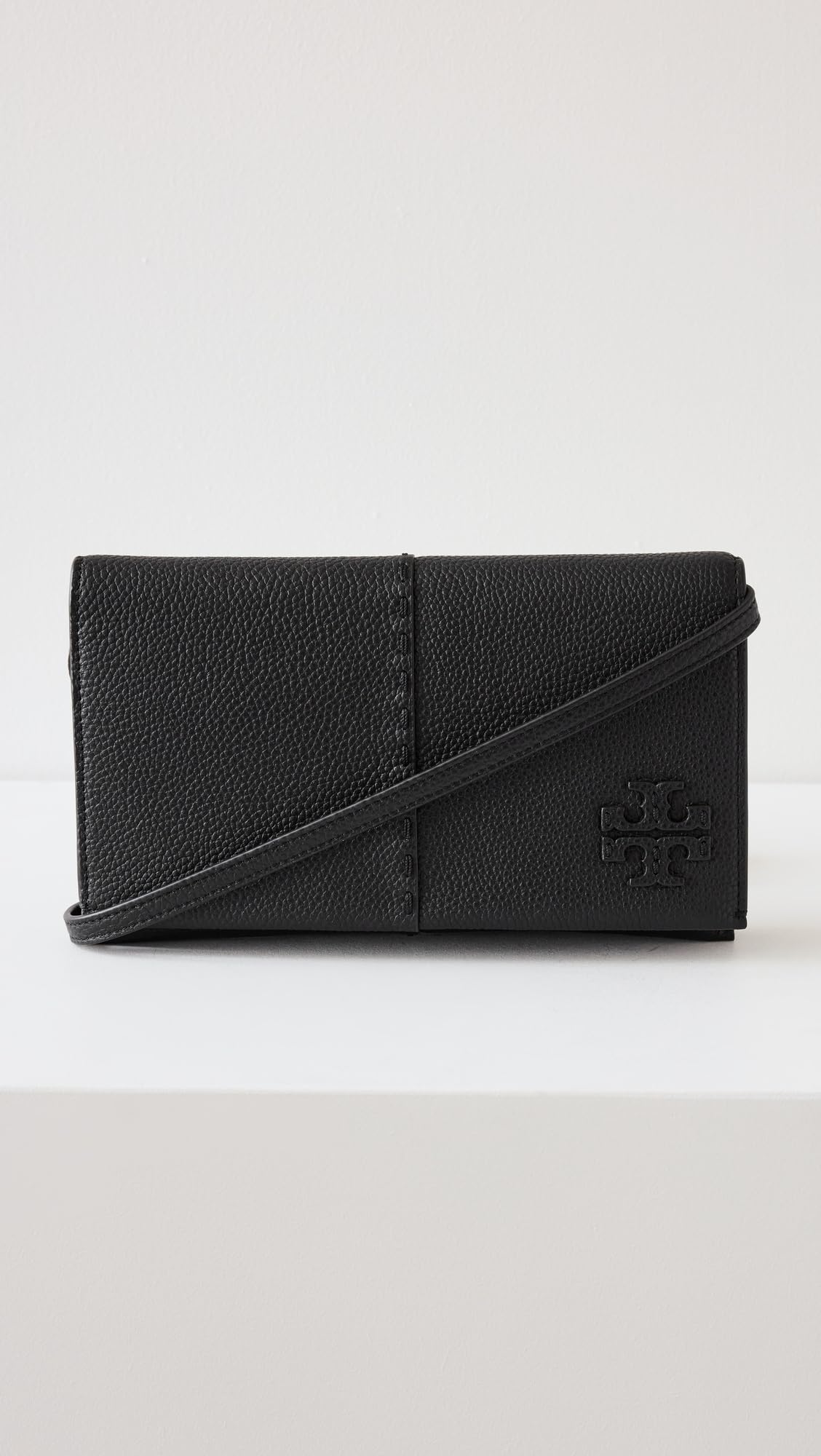 Tory Burch Women's McGraw Wallet Crossbody, Black, One Size