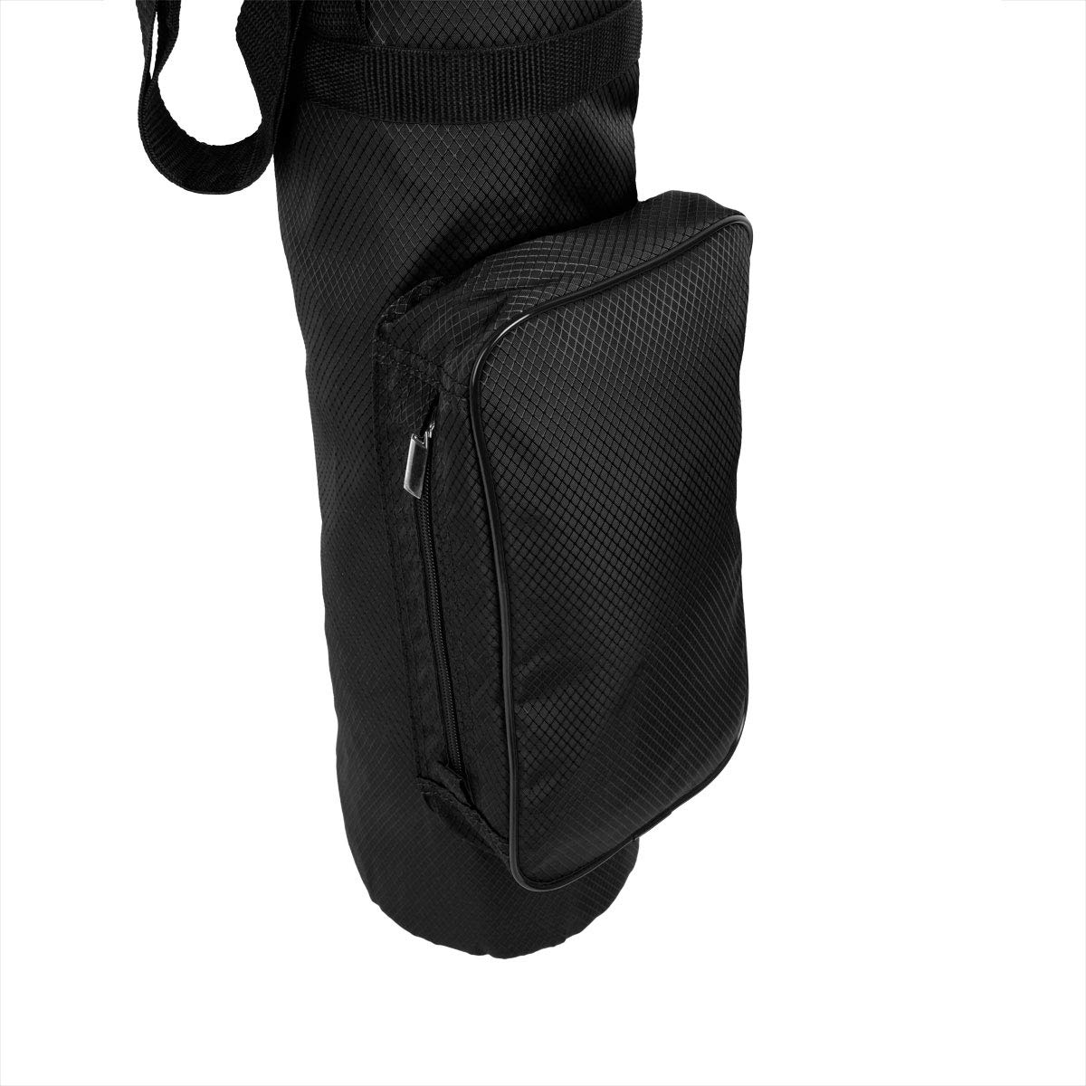 Orlimar Sunday Golf Bag, Small Rose Pink Lightweight Foldable Carry Walking Women’s Golf Club Travel Bag for a Few Clubs or Range with 2 Way Divider Top 2 Zippered Pockets Sling Shoulder Strap