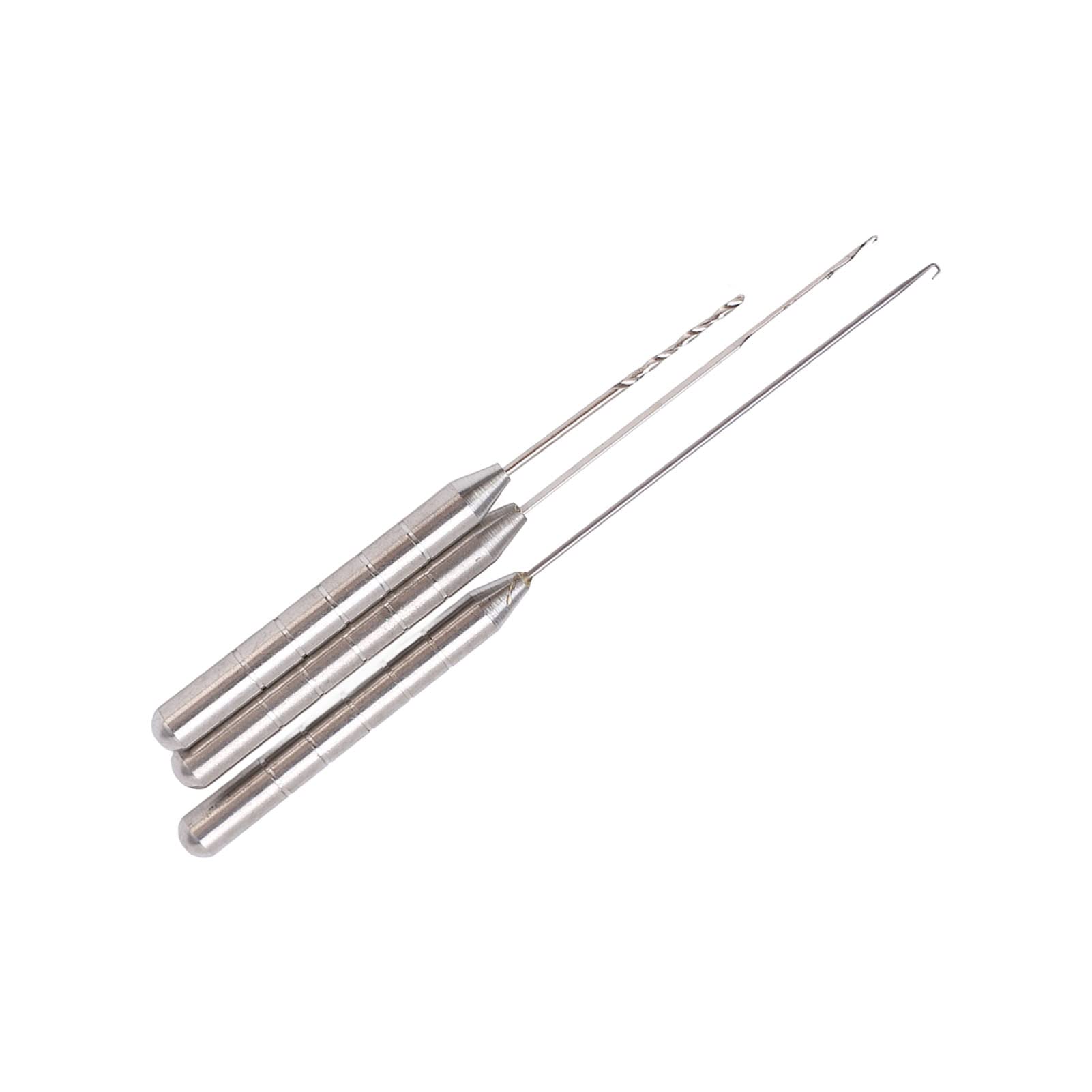 Vifemify Bait Pin Set 3 in 1 Combo Set Aluminum Carp Drill Fishing Tackle Rigging Tool Kit Bait Pins for All Kinds of Fish