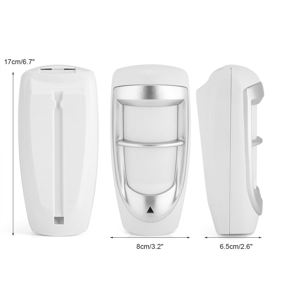 Wired Passive Infrared Motion Sensor , Motion Sensor&Detector Alarm , personally constructed Security Alert System for Monitor & keep Outside Property for Patio Deck Yard Garden