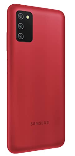 SAMSUNG Galaxy A03S 4G LTE (NOT 5G) 6.5" HD+ Triple Camera 5000mAh Battery, Dual Sim GSM Unlocked Global 4G Volte (NOT VERIZON/Boost) International Model A037M/DS (Red, 32GB)