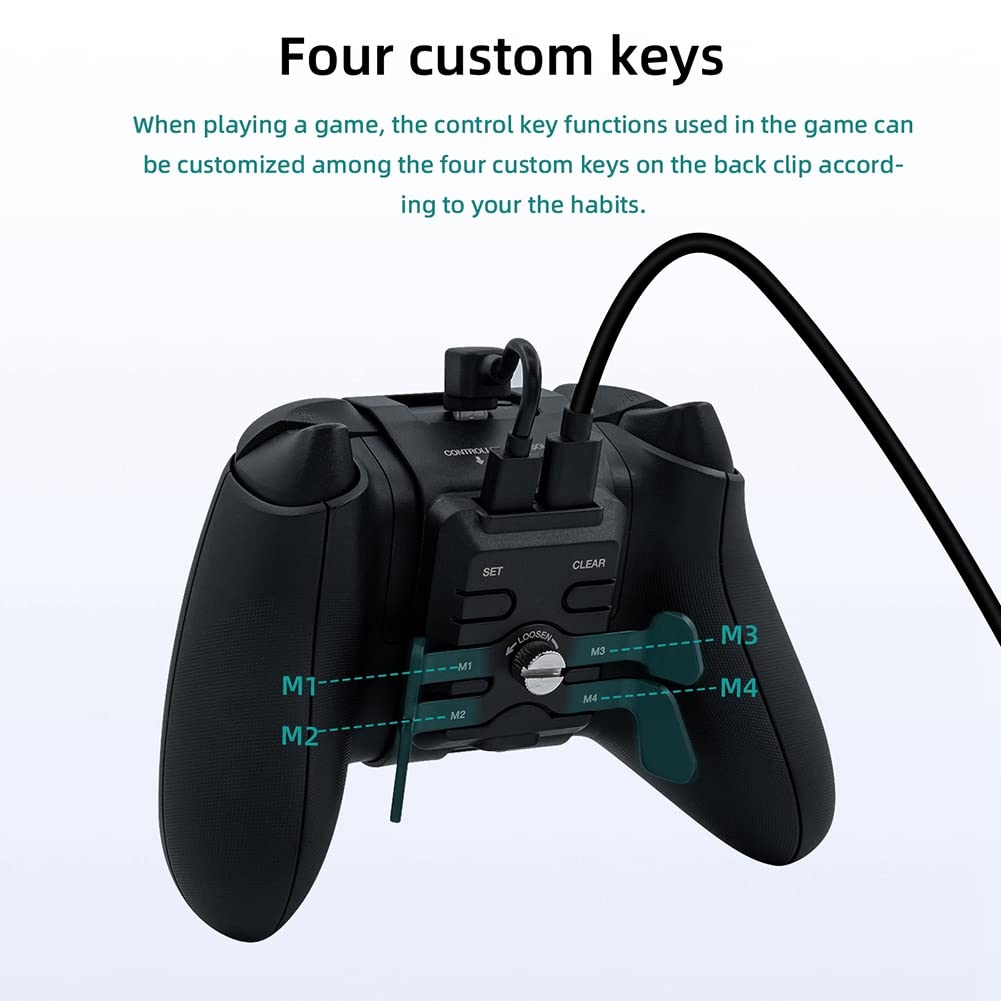 UNNIC Controller Button Attachment Adapter Paddles Trigger for One S/X//Controller Gamepad