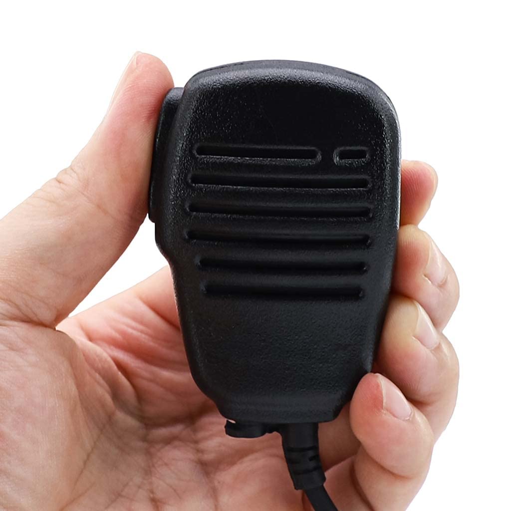 Shaworoce 6-pin Remote Handheld Speaker Microphone Mic Coiled Cord Aligator Clip Replacement for Motorola Radio Pro7150 Pro5150 PR860 MTX850 HT1550XLS HT1250LS HT750 GP340 GP338 GP328 GP320 GP360