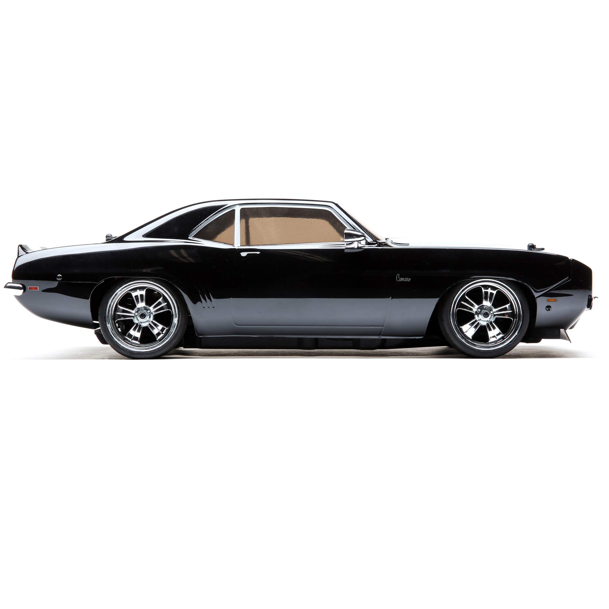 Losi RC Car 1/10 1969 Chevy Camaro V100 AWD Brushed RTR Battery and Charger Not Included Black LOS03033T2