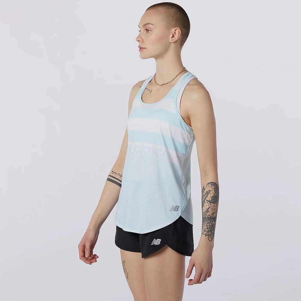 New Balance Women's Accelerate Tank Top, Black , Small