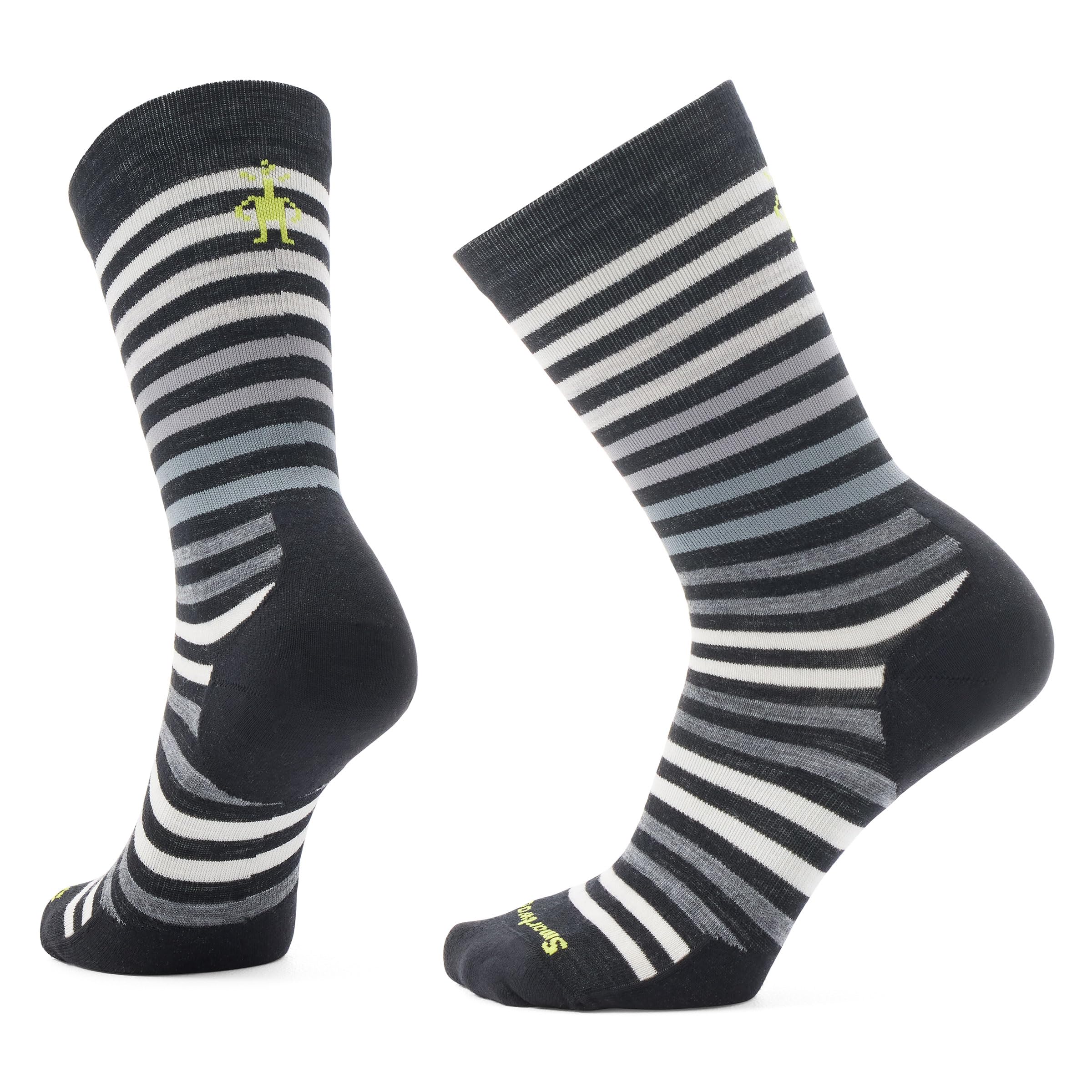 Smartwool Everyday Spruce Street Zero Cushion Merino Wool Crew Socks For Men and Women, Military Olive, X-Large