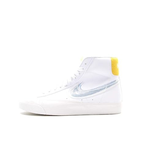 Nike Blazer Mid '77 Big Kids Casual Skate Shoes Da4086-002 (White/Royal Tint/Solar Flare, us_Footwear_Size_System, Big_Kid, Men, Numeric, Medium, Numeric_7)
