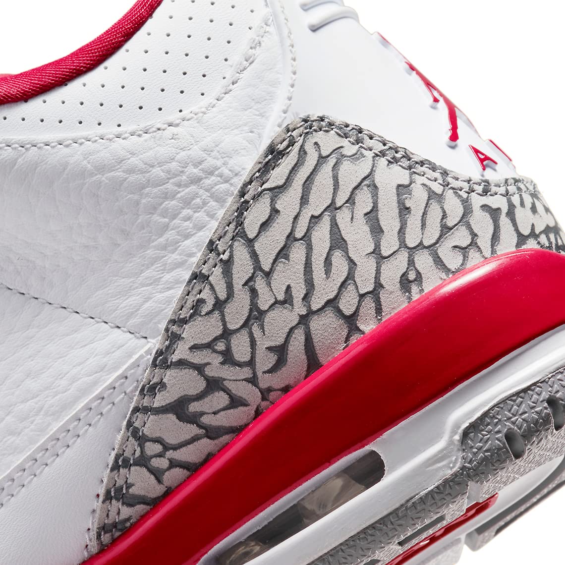 Nike boys Air Jordan 3 GS 398614 126 Cardinal, White/Light Curry/Cardinal Red, Size 4Y