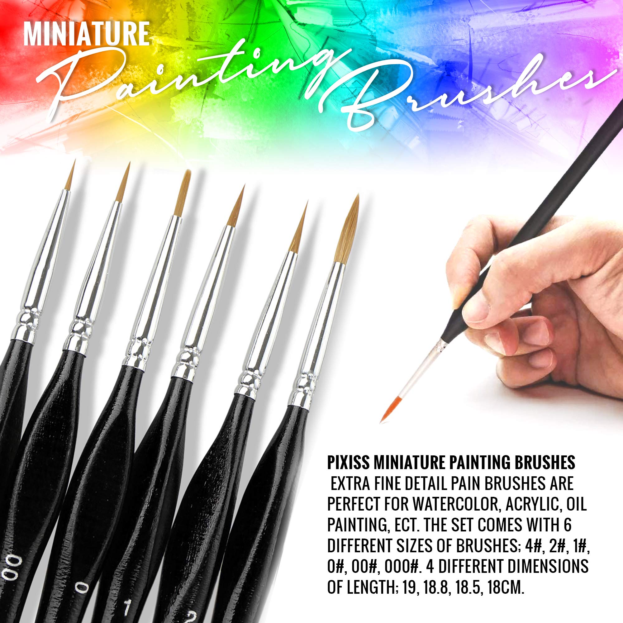 Moldable Cosplay Foam Clay (Gray), Precision Craft Knife Kit, Small Paint Brushes Fine Tip - Brushes for Model Craft, Warhammer, Airplane Kits, Detail Hobby Painting