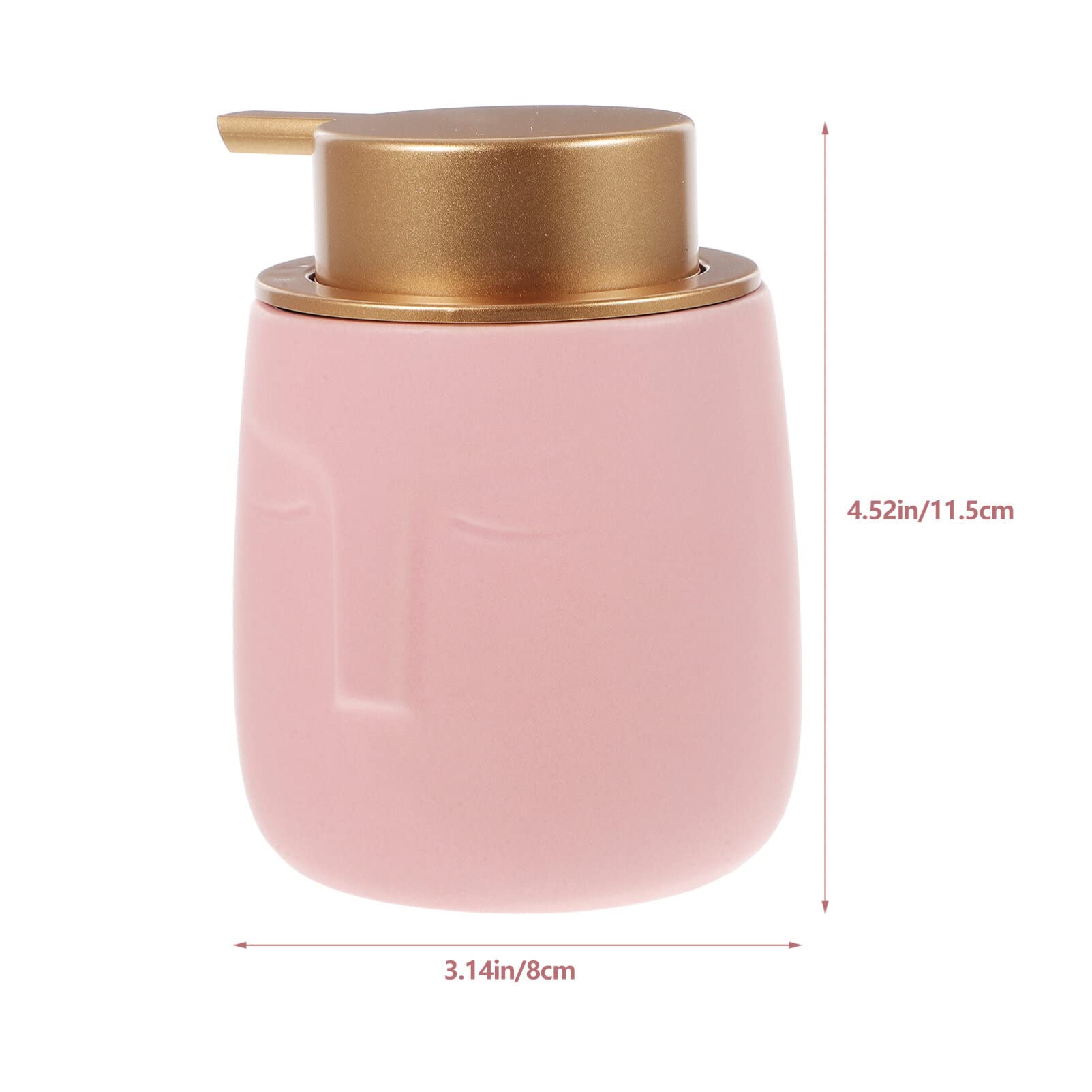 ONDIAN Soap Dish Hand Soap Dispenser Ceramic Soap Dispenser Liquid Pump Soap Dispenser Lotion Dispenser Soap Bottle Shampoo Pump Bottle Empty Pump Bottles for Bathroom Countertop Foam Soap Bottle