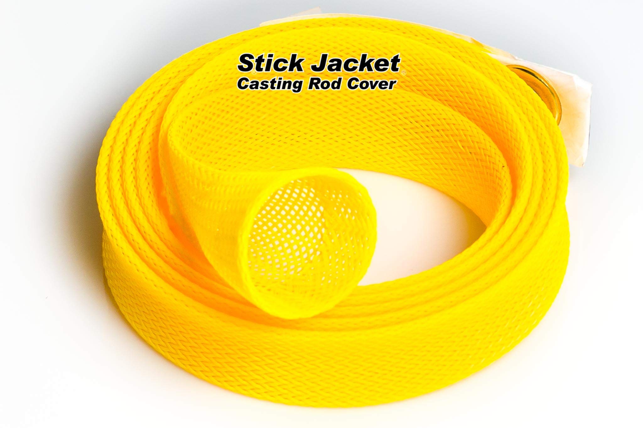 RITE-HITE Orin Briant Stick Jacket Fishing Rod Covers 3 Pack - Casting Yellow, Neon Green, & Black; Keep Your Rod Safe and from Getting Tangled……