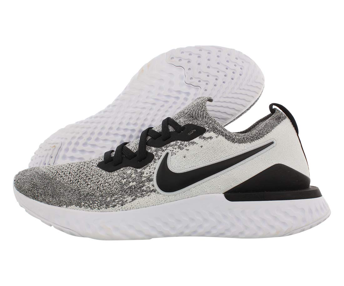 Nike Epic React Flyknit 2 Men's Running Shoe White/Black-Pure Platinum 9.0
