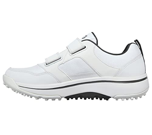 Skechers Men's Arch Fit Golf Shoe Sneaker, White/Navy 2 Strap, 11 Wide