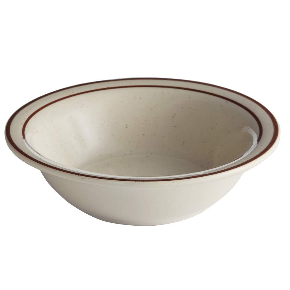 Restaurant Value, Stoneware Narrow Rim, Ivory(America White) 5oz Fruit Dish 4 5/8", Case 36