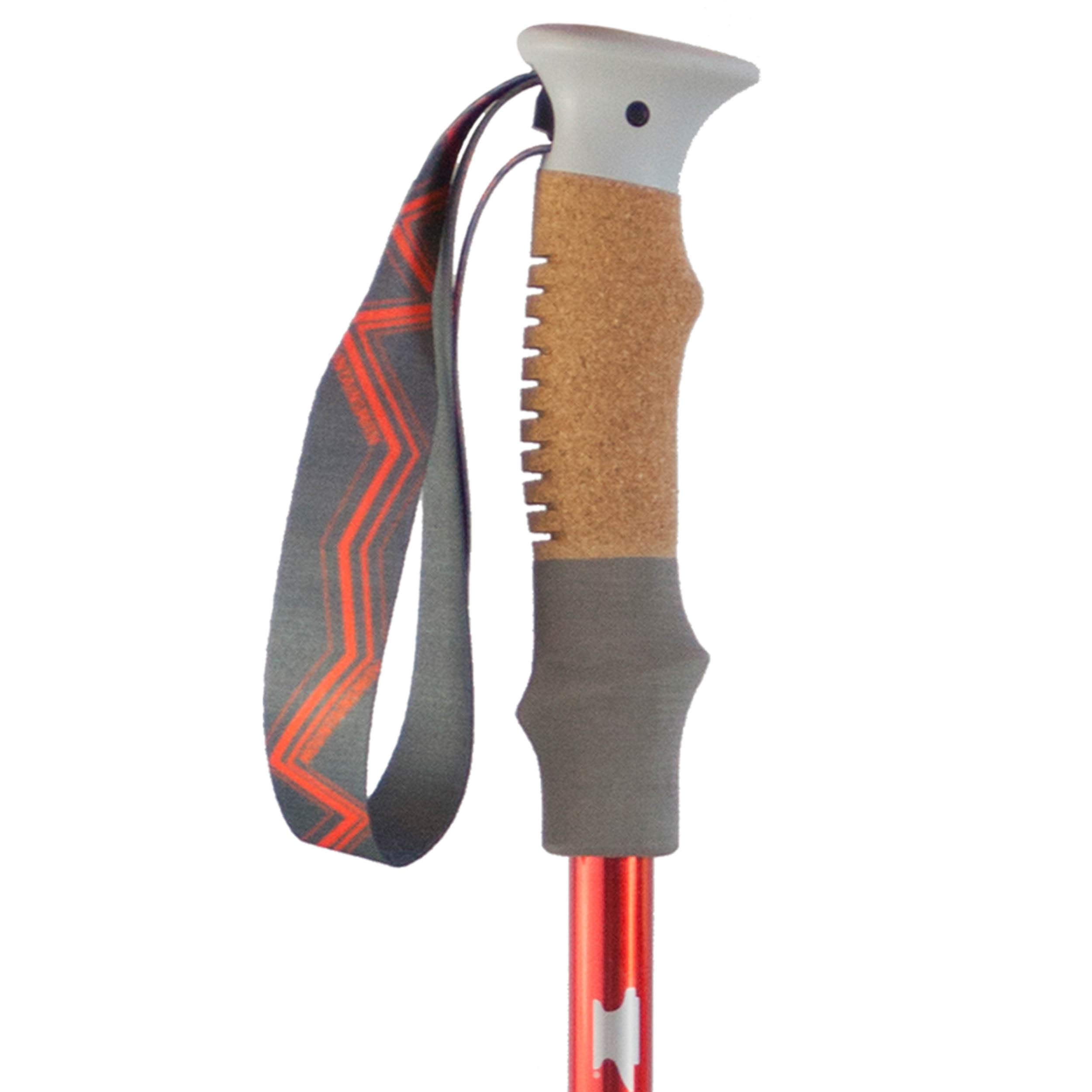 Mountainsmith Pyrite 7075 Trekking Poles, Lava Red, Pair