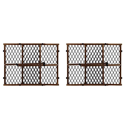 Position & Lock Baby Gate, Pressure-Mounted, Farmhouse Collection (Pack of 2)