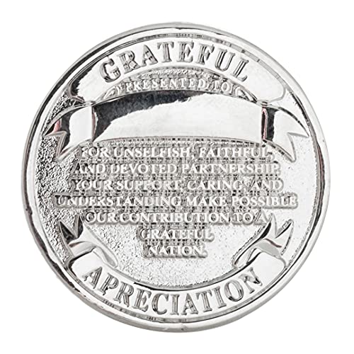 United States USAF Air Force Spouse Grateful Appreciation Challenge Coin