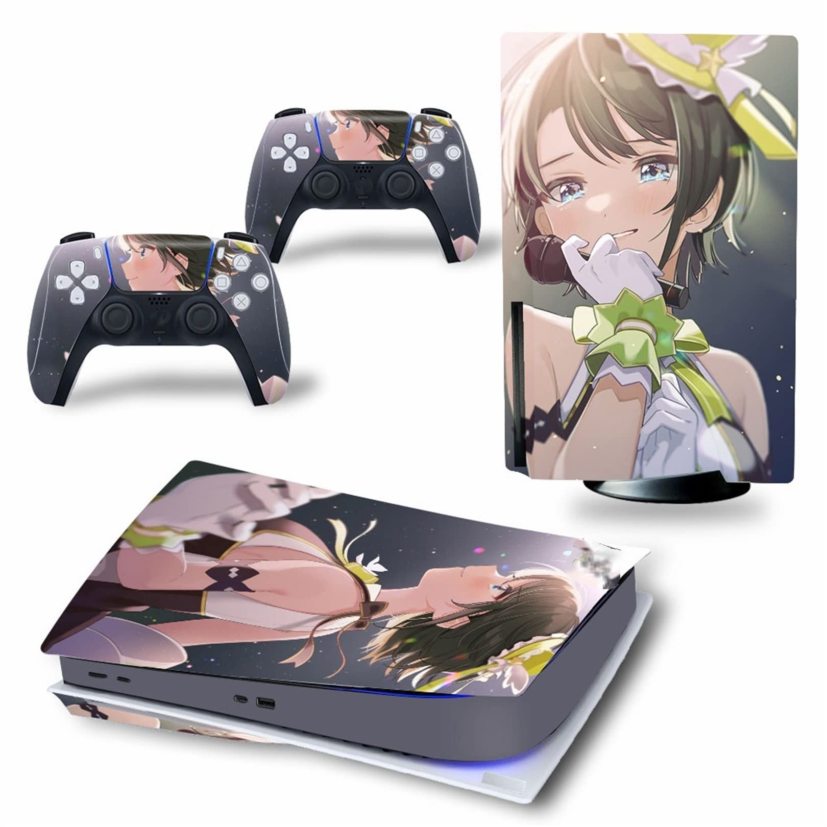 Top factory BUCEN for PS5 Skin Disc Edition & Digital Edition Console and Controller Vinyl Cover Skins Wraps Scratch Resistant, Compatible 31732 Anti Scratch (Size : Digital Edition)