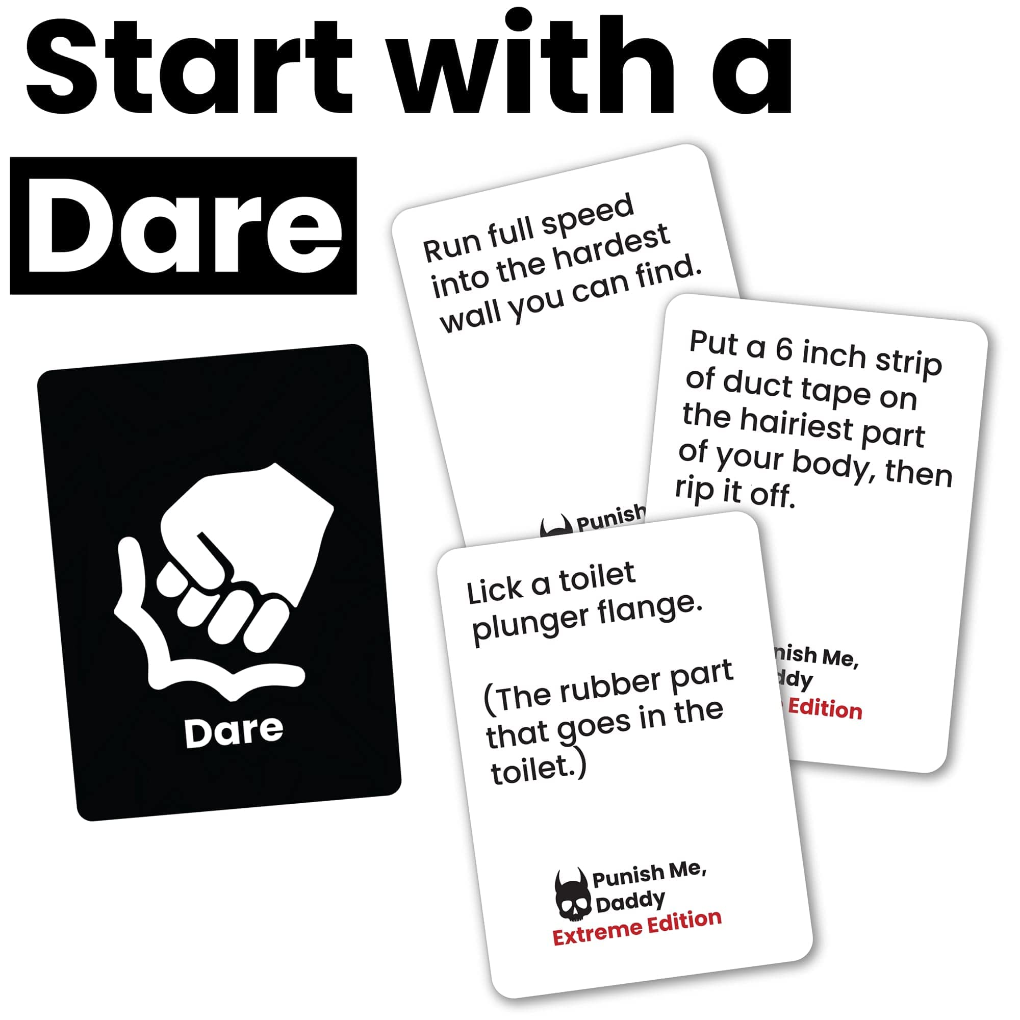Punish Me, Daddy: Extreme Edition Expansion Pack - Play as Add-on for Base Game or Standalone Game - Funny Card Game for Parties, College, Bachelor, Bachelorette, and Get-Togethers