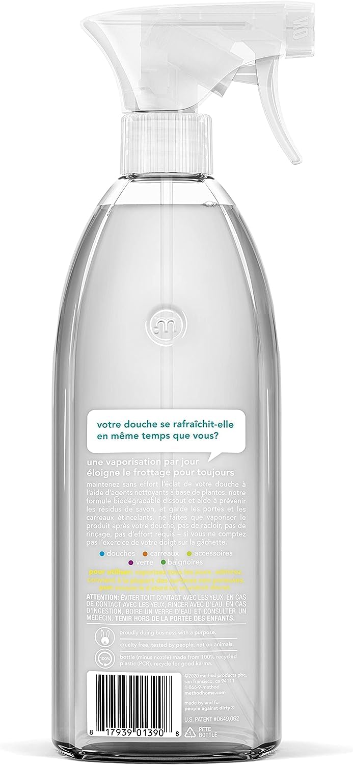 Method All Natural Surface Cleaning Spray - 28oz Variety Pack - (Shower Cleaner, Glass + Surface Cleaner, Tub + Tile Cleaner)