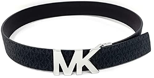 Michael Kors Black Brown Reversible Belt Silver Buckle 554517C X-Large