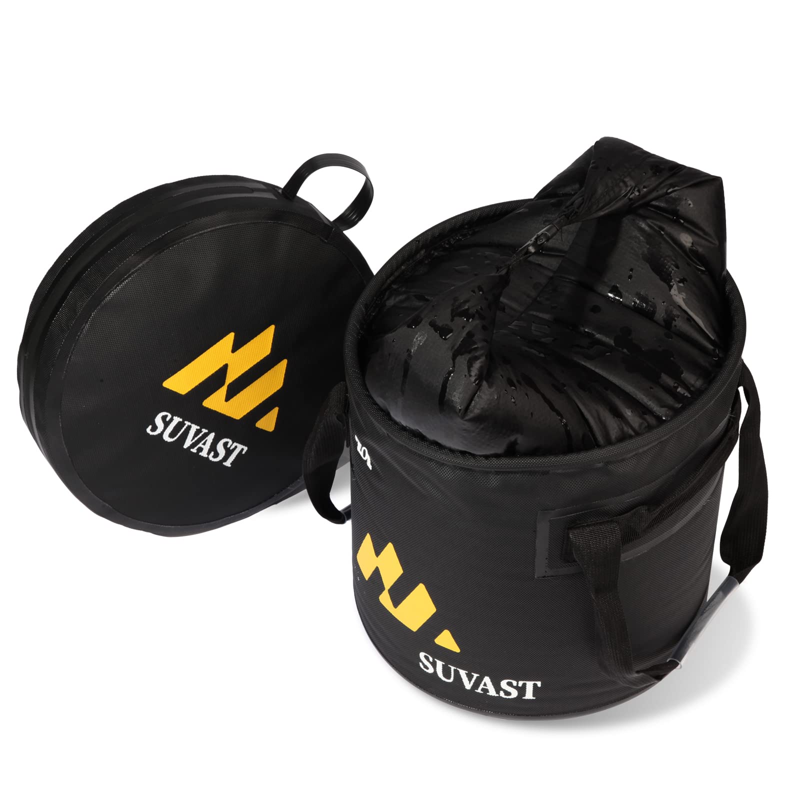 SUVAST Camping Supplies-Collapsible Bucket, Foldable Bucket 5 Gallon,Camping Bucket