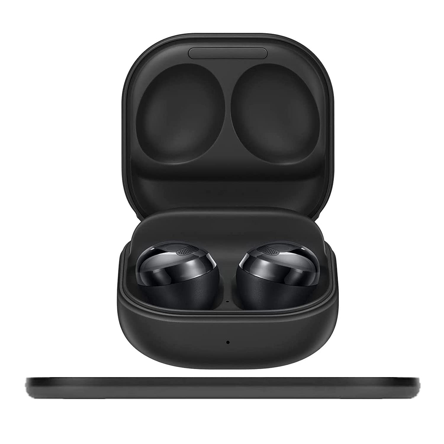 SAMSUNG Galaxy Buds Pro, Bluetooth Earbuds, True Wireless, Noise Cancelling, Charging Case, Quality Sound, Water Resistant - (10w Pad) Phantom Black (Renewed)