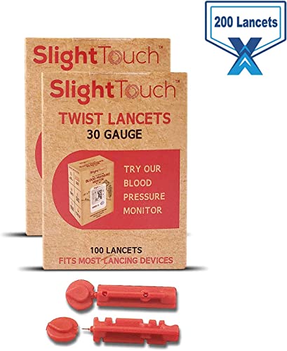 Next-Level-Med Diabetes Testing Kit, Includes 200 Strips, 200 Lancets, 1 EZ Blood Glucose Meter, 1 Lancing Device, Blood Sugar Test Kit