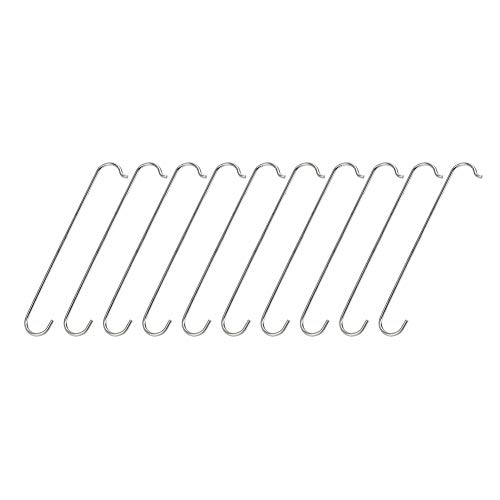 Vakitar 10Pcs Bike Stainless Steel Chain Hooks Connecting Repairing Tool for Mountain Road