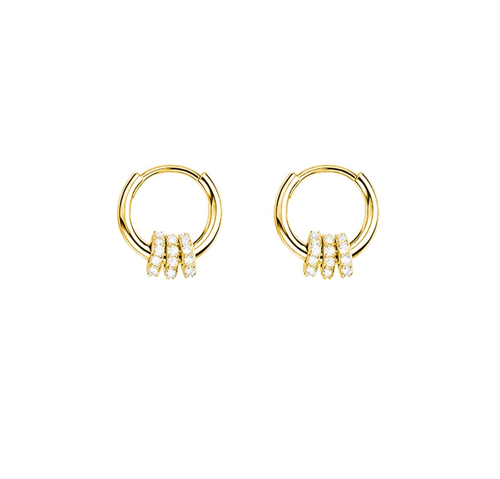 SLUYNZ 925 Sterling Silver Cartilage Hoop Earrings for Women Small Hoop Earrings Helix Piercing Hoop (A-Silver)