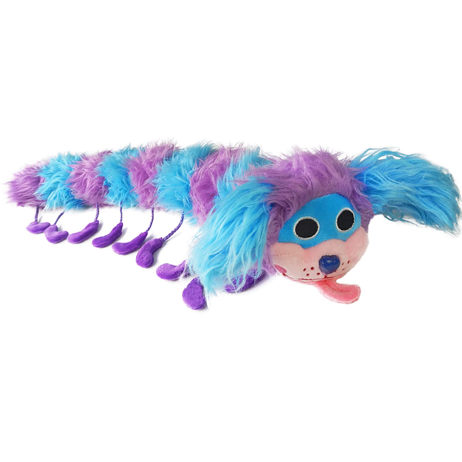 UKGNGEF Cute PJ Pug a Pillar Plush Pillow Doll, Soft Toy Parent-Child Storytelling Animated Caterpillar Plush Purple