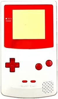 Rymfry Housing Shell Case with red Screen Len Red Buttons kit for Gameboy Advance Color Pocket GBA GBC GB GBP with Rubber Pad (GBC)