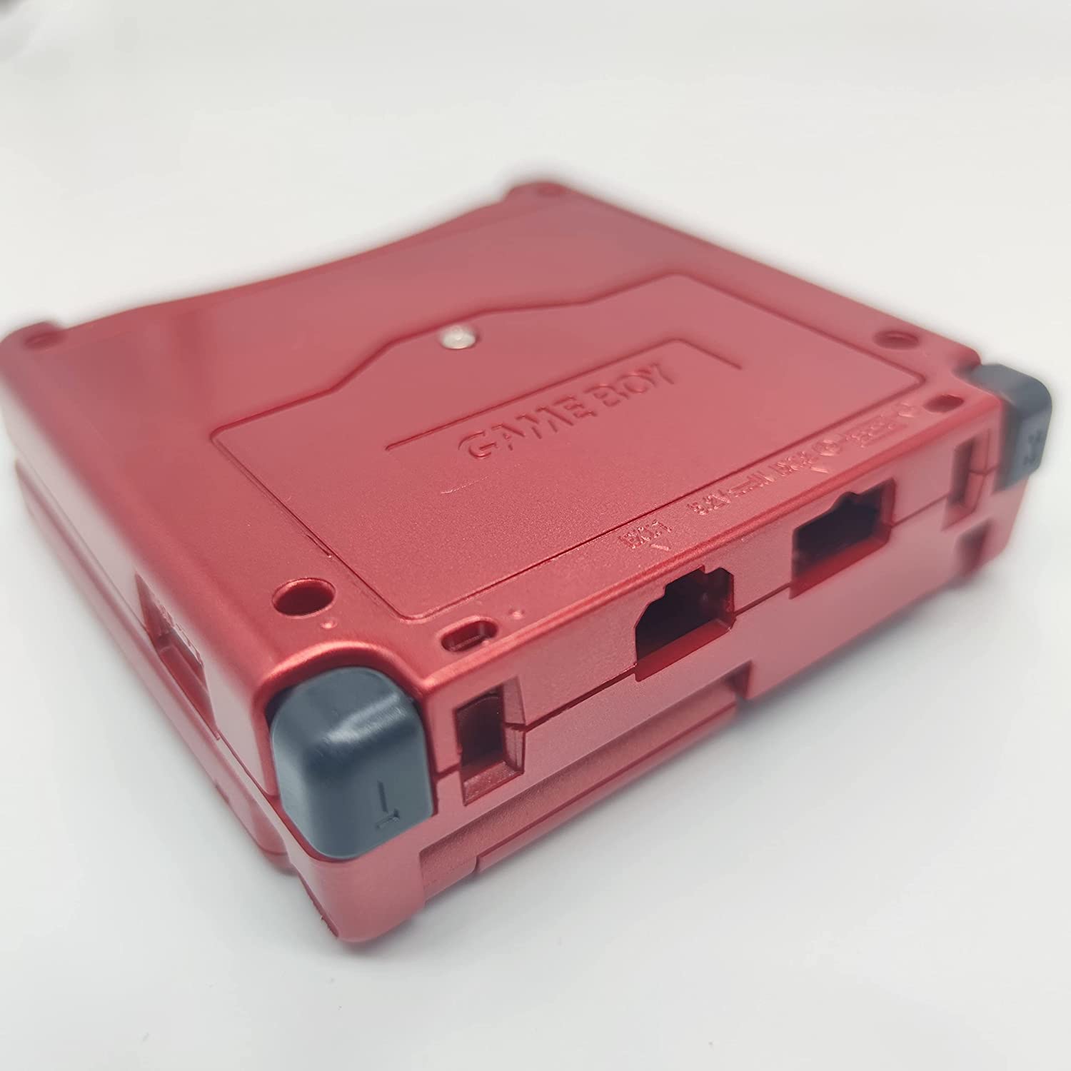 Rymfry Limited Edition Housing Shell Case Cover with Screws Screen Lens Screwdriver for GBA SP Gameboy Advance SP Replacement (A)