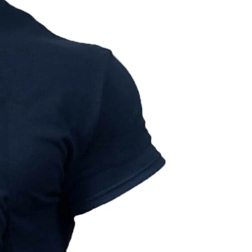 T Shirts for Men Cotton Graphic Short Sleeve Turtle Neck Tshirt Soft Street Running Hip Hop Shirts Men