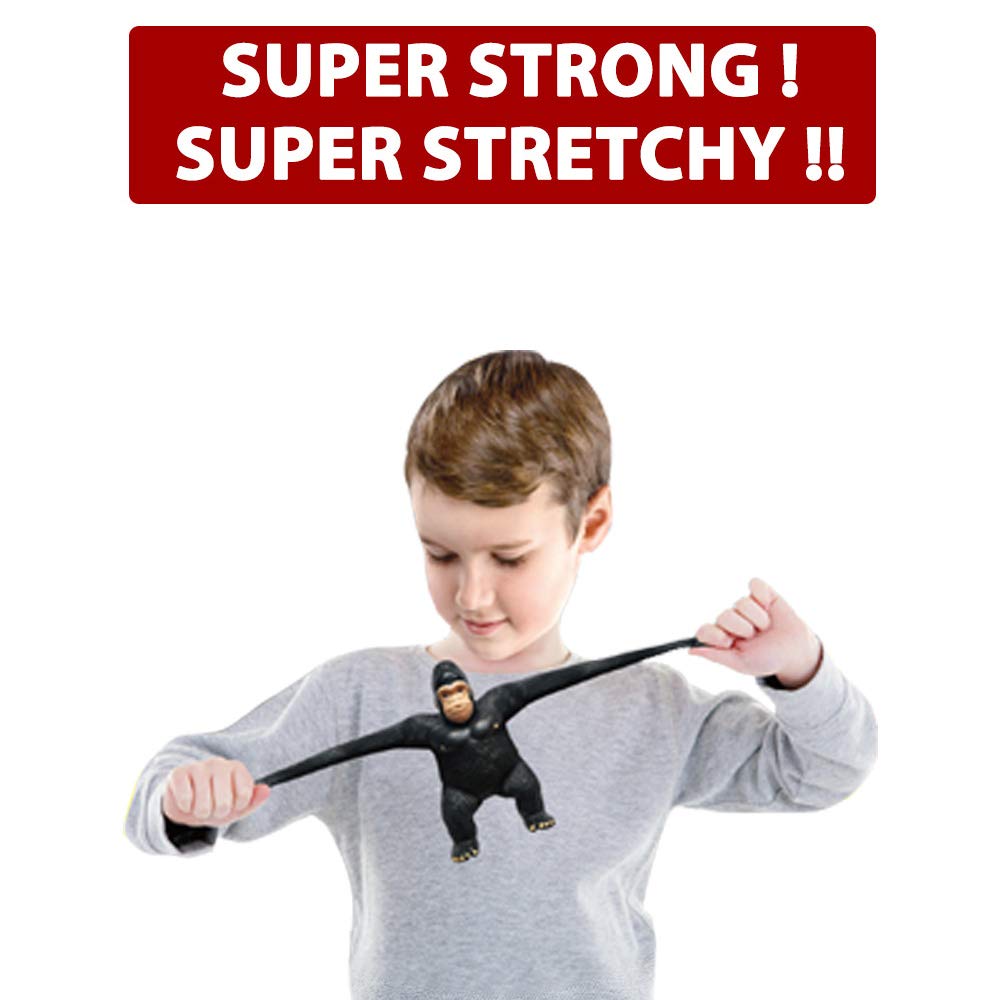 Nasidear Stretch Gorilla Figure,Stretch Gorilla for Twisting Pulling Bending,Stretchy Gorilla Action Figure for Kids Child Boys Girls