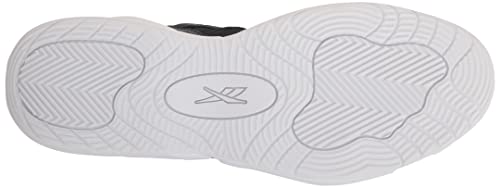Reebok Unisex Solution Mid Basketball Shoe, Black/White/Vector Red, 11 US Men
