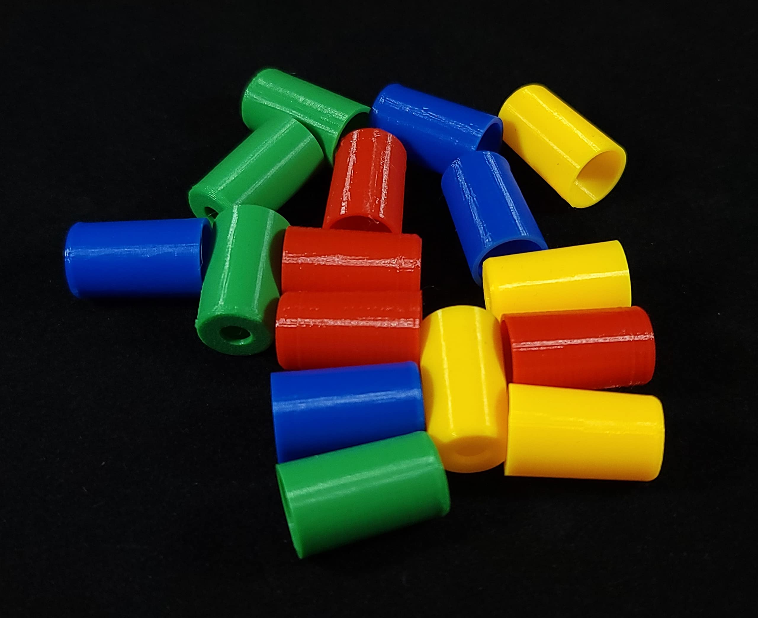 Trouble Board Game Replacement Pieces Parts Movers Pawns Pegs -16 Red Green Blue Yellow