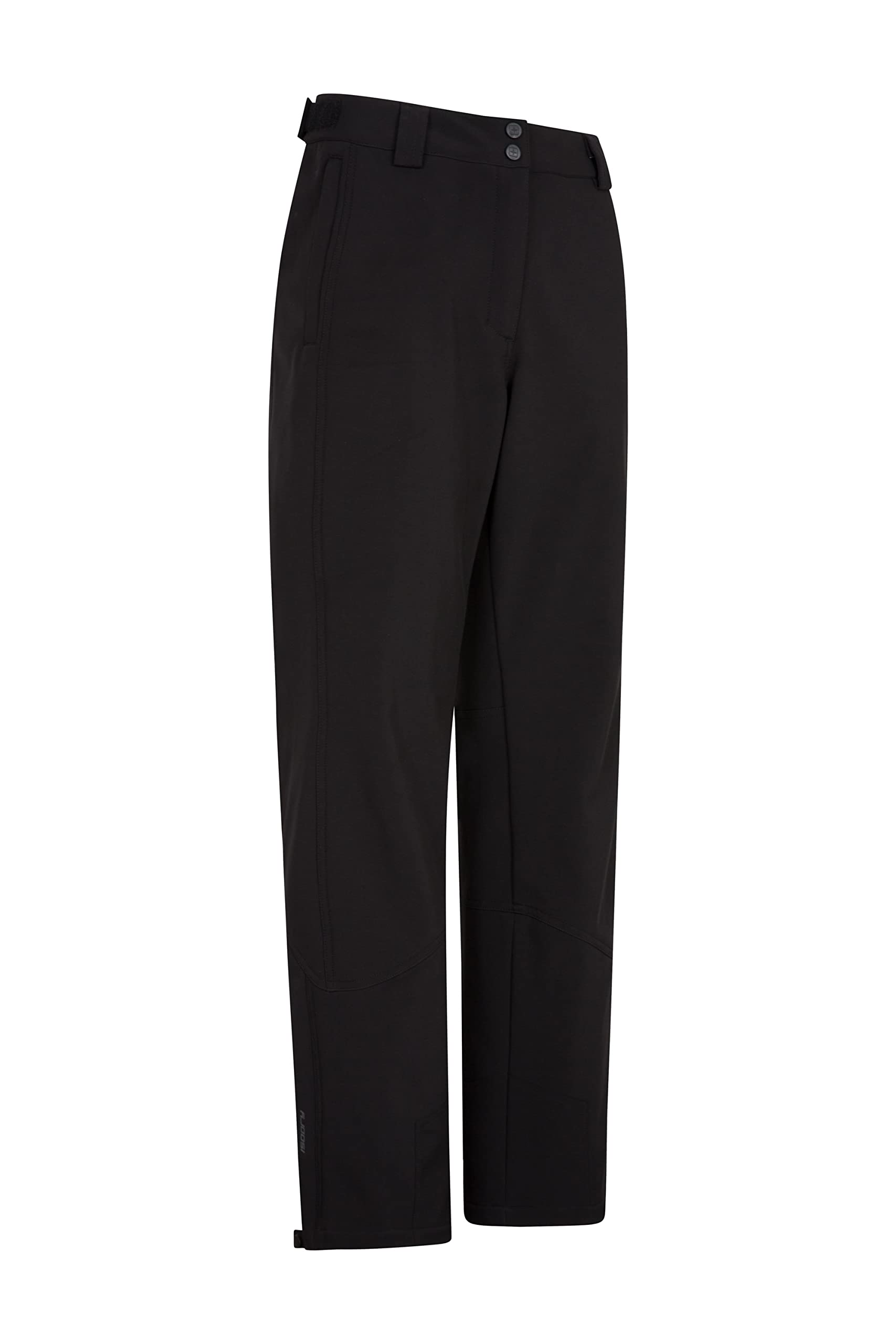 Mountain Warehouse Mesa Womens Softshell Waterproof Ski Pant - Winter Black 2