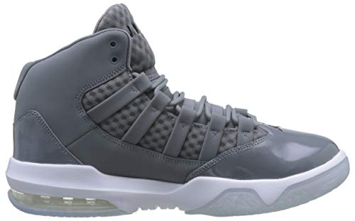 Nike Men's Jordan Max Aura Shoe, Cool Grey/Black-white-clear, 9