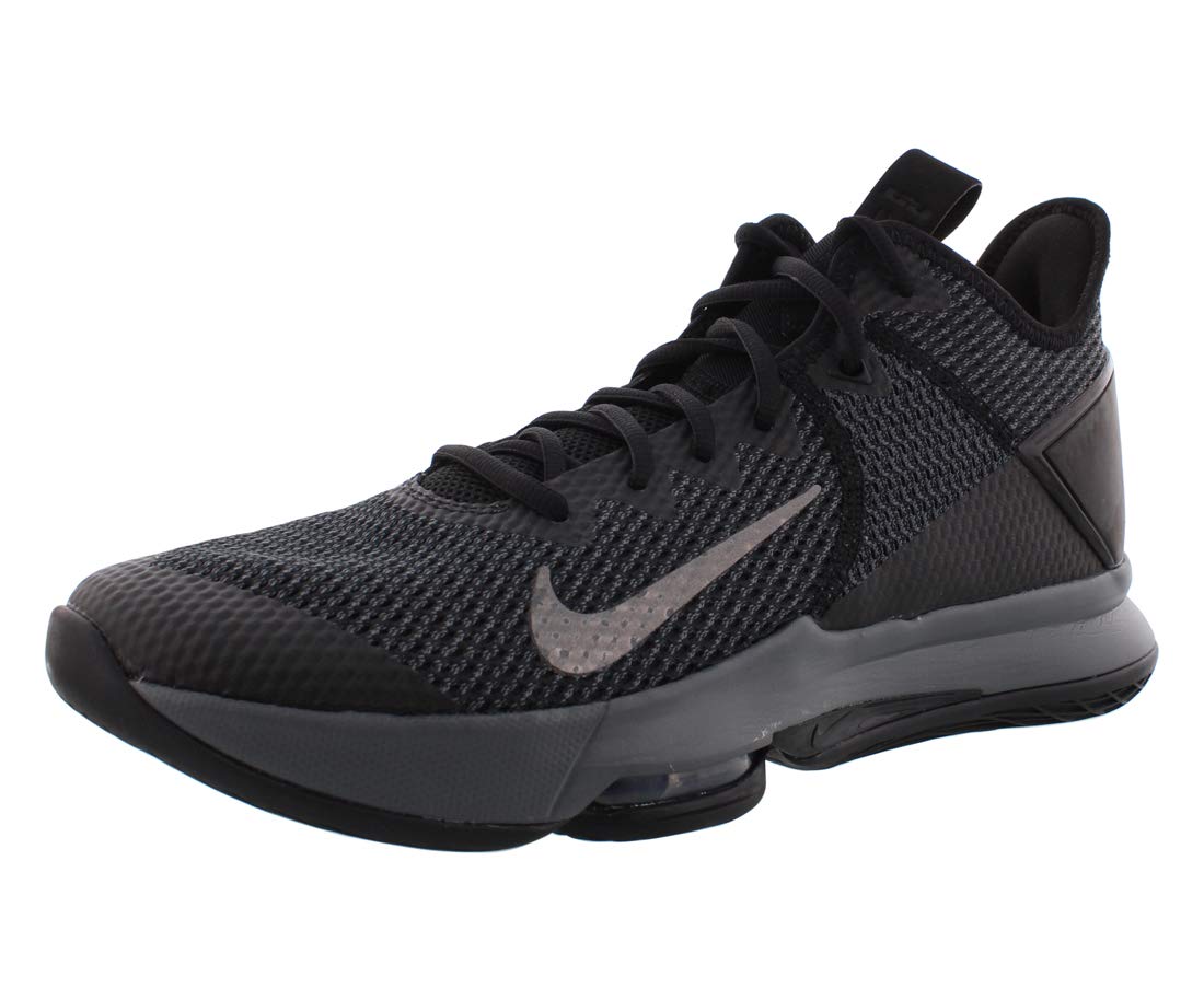 Nike Men's Lebron Witness 4 Basketball Shoes (11, Black/Black/Iron Grey/Anthracite)