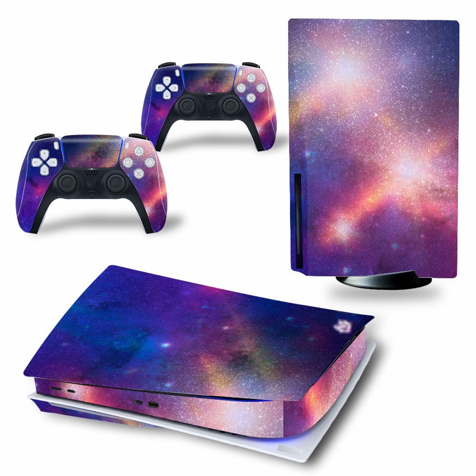 Top factory BUCEN for PS5 Skin Disc Edition & Digital Edition Console and Controller Vinyl Cover Skins Wraps Scratch Resistant, Compatible 07762 Anti Scratch (Size : Disc Version)