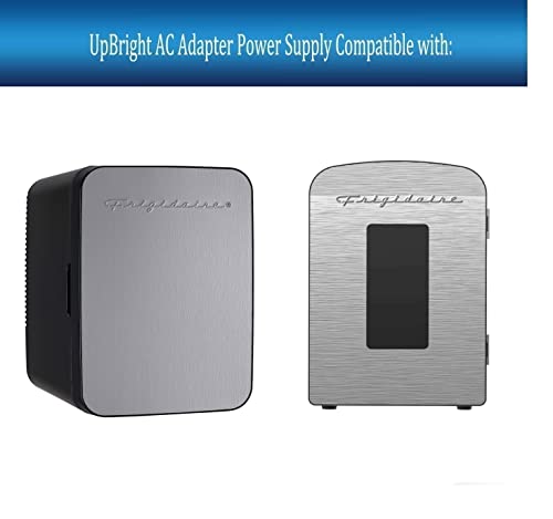UpBright New AC 120V Power Cord Cable Plug Lead Charger Compatible with Frigidaire EFMIS183-SS EFMIS188-SS EFMIS189-SS 10L 15-Can Retro Mini Cooler Fridge Brushed Stainless Steel Rugged Refrigerator