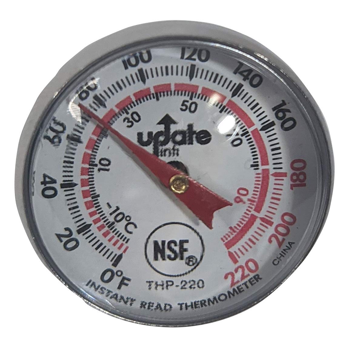 Update International (THP-220) 5 1/2" Long Dial Pocket Thermometer