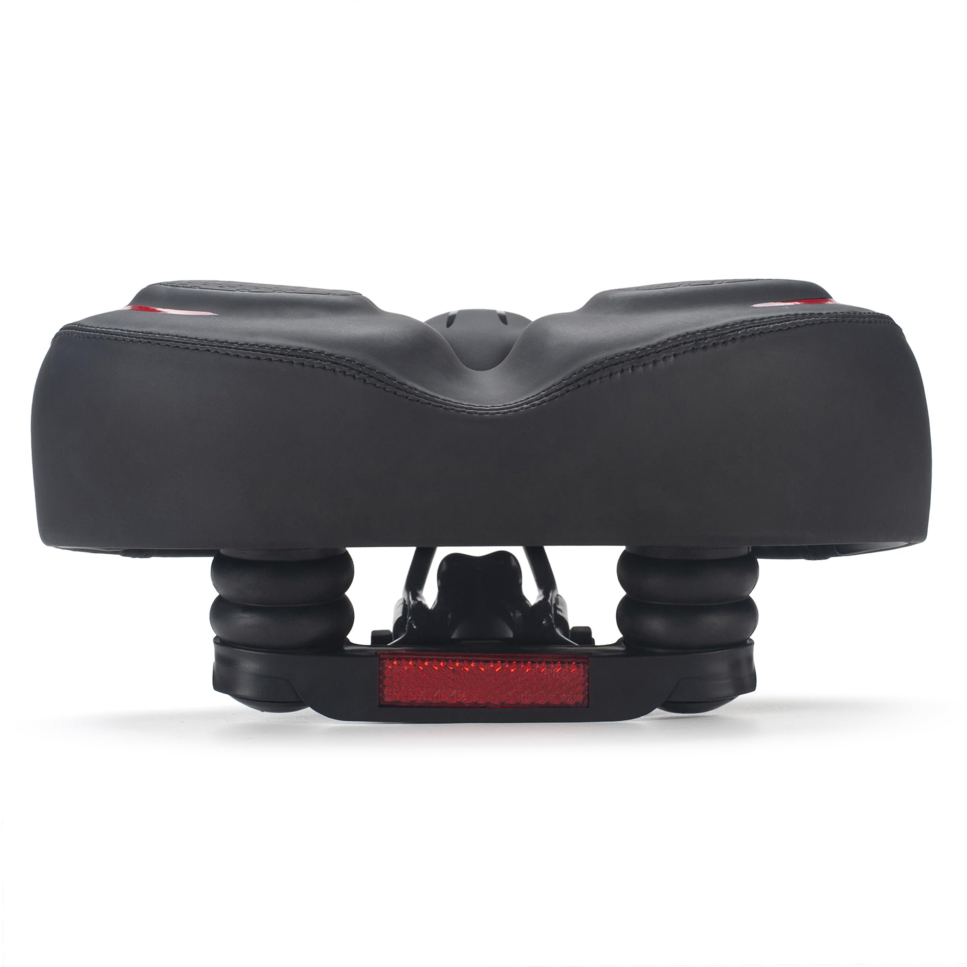 Oversized Comfort Bike Seat Most Comfortable Extra Wide Soft Foam Padded Exercise Bicycle Saddle for Men Women Senior, Universal Fit for Cruiser, Stationary, Spin Bikes & Outdoor Cycling