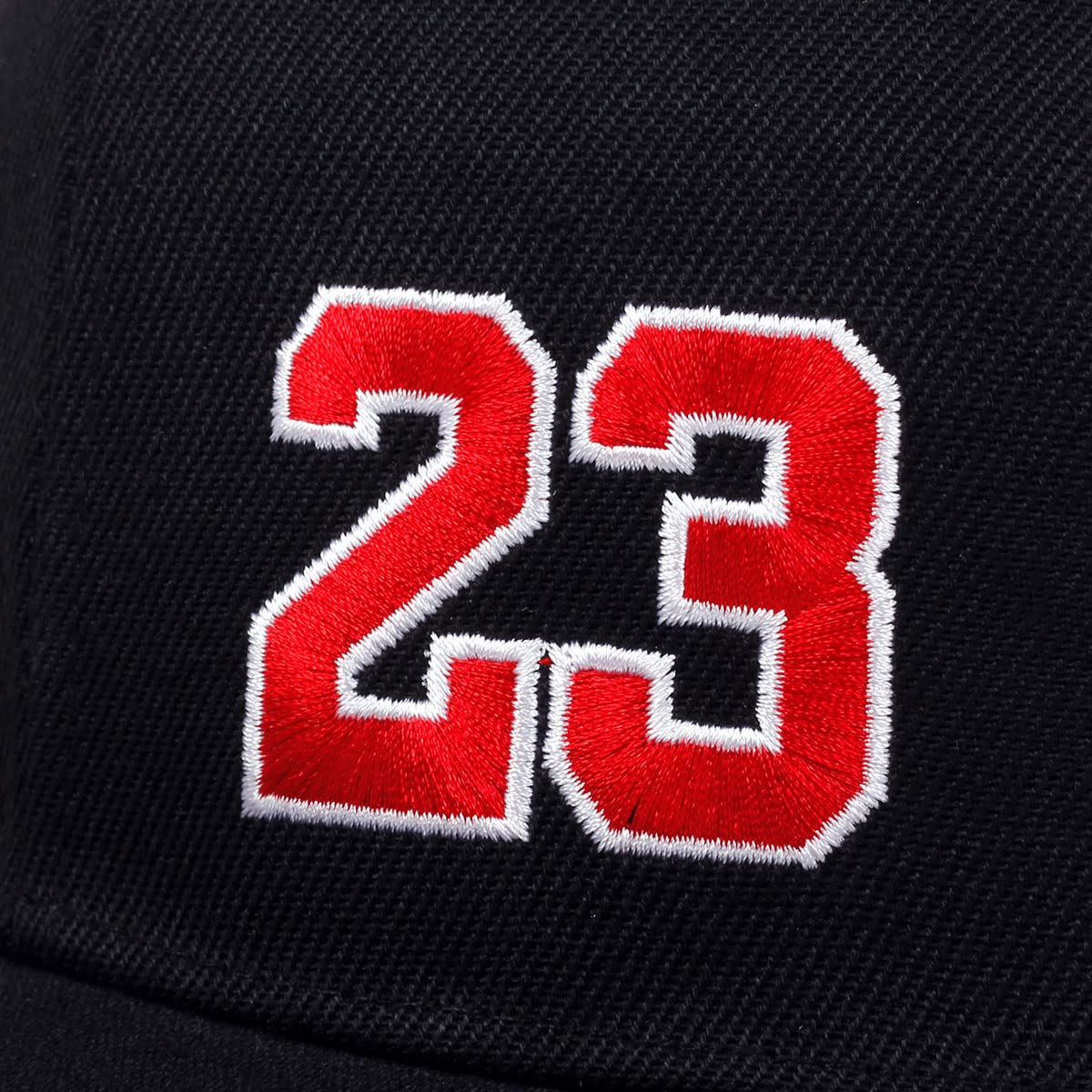 VORON Classic Flat Bill Visor Snapback Hat Player Team Number 23 Embroidered Baseball Cap Adjustable Unisex Hat Black